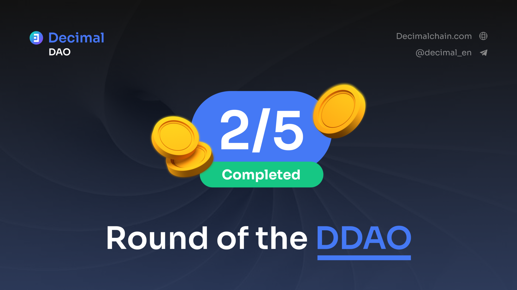 Blockchain news: The second round of the DDAO has been completed