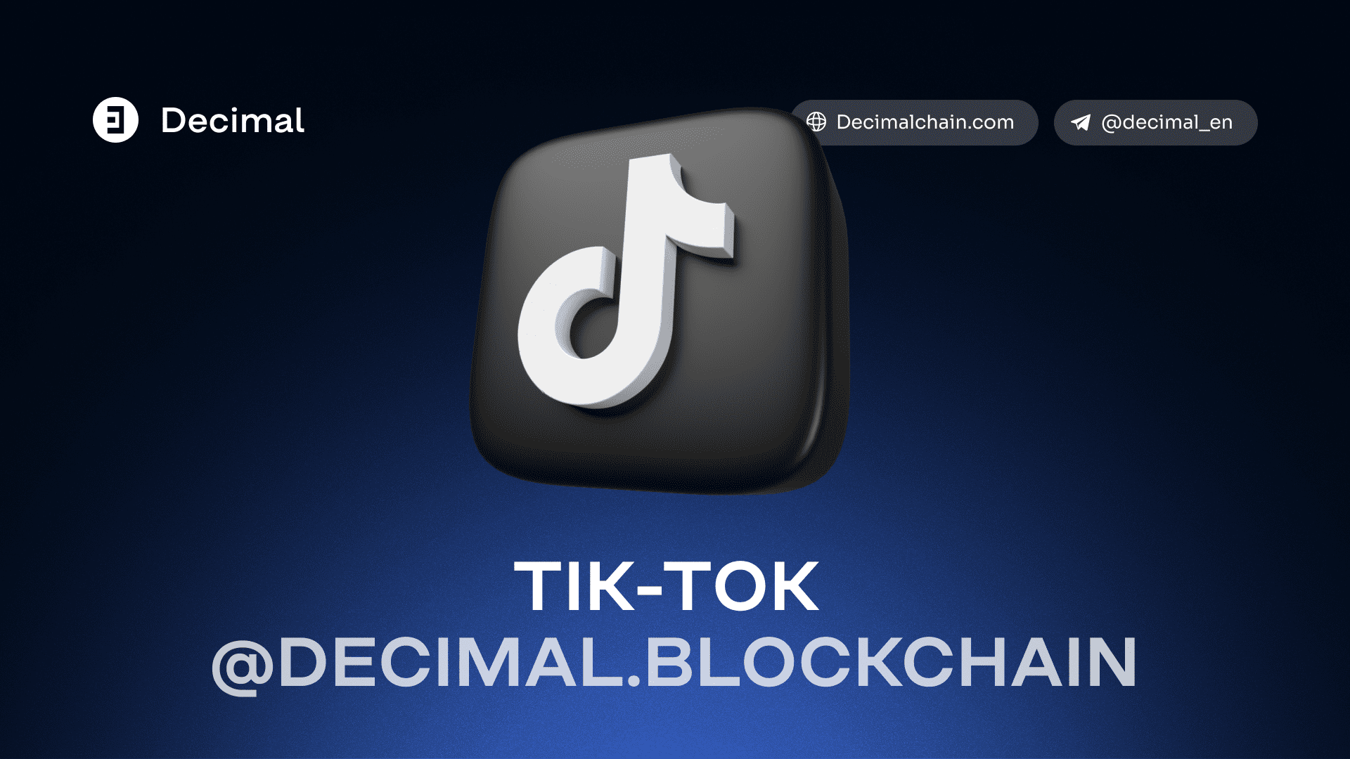 Blockchain news: Tik-Tok Decimal (EN)