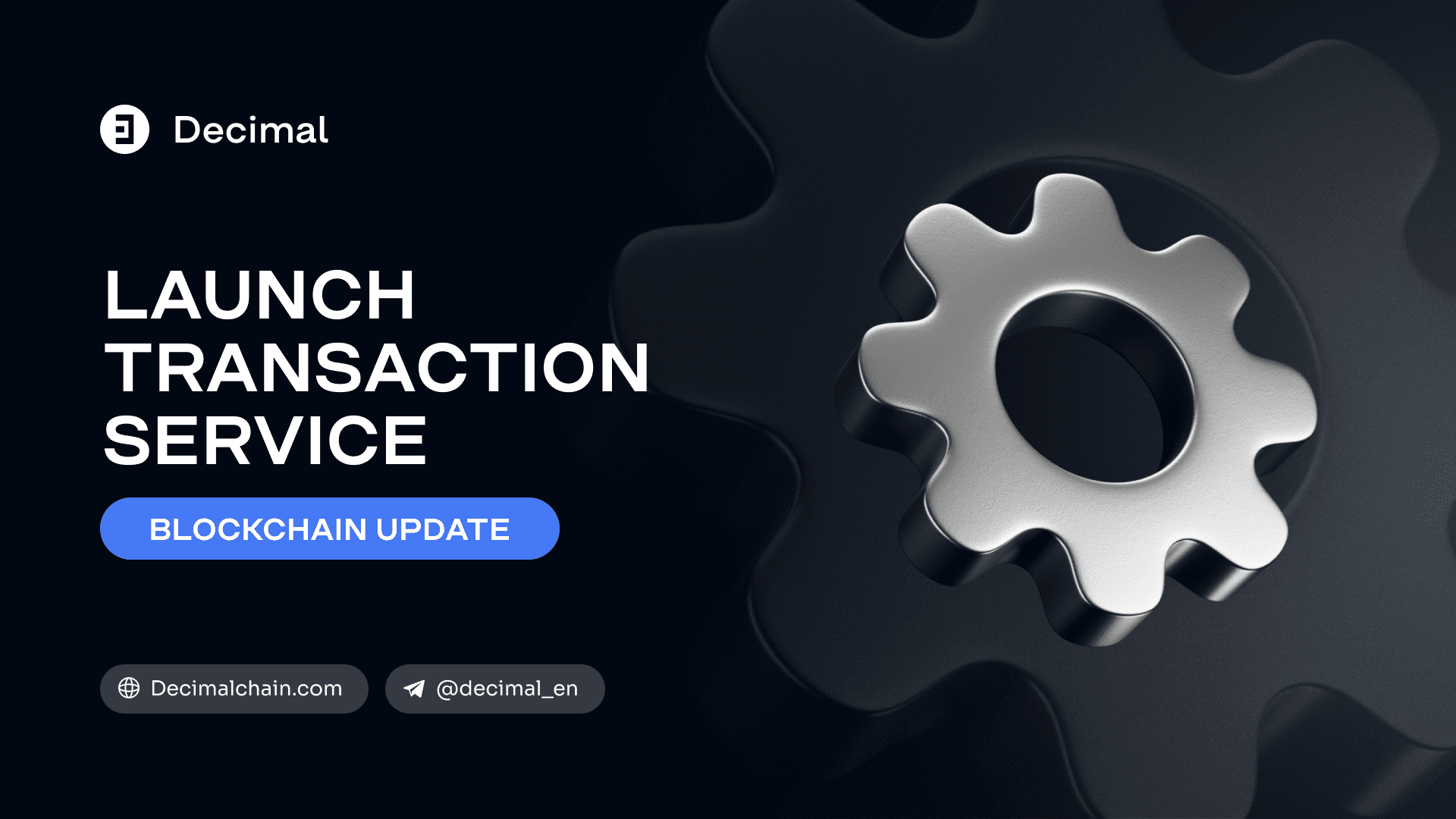 Blockchain news: Launching Transaction Service