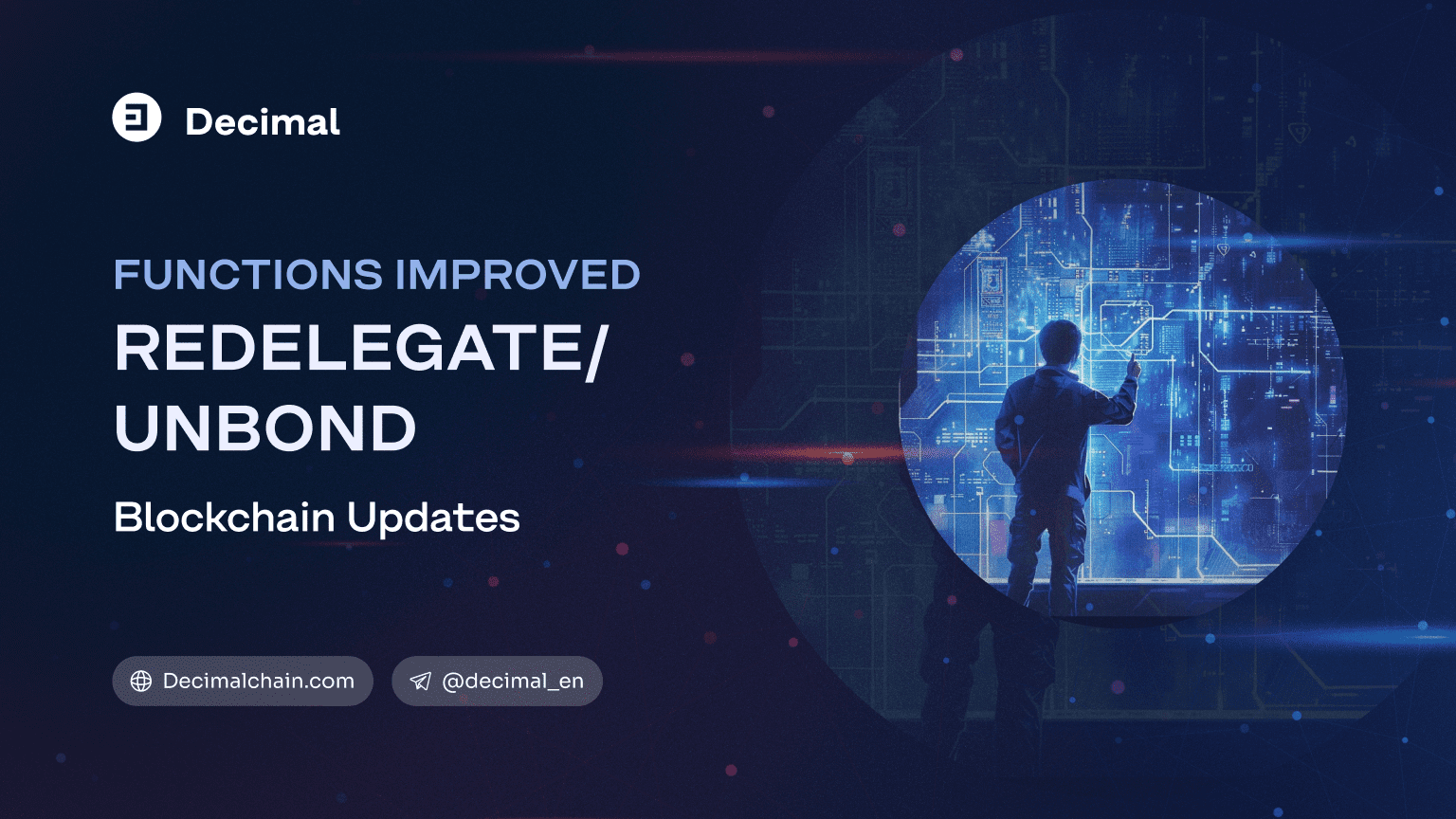 Blockchain news: Redelegate/Unbond functions improved